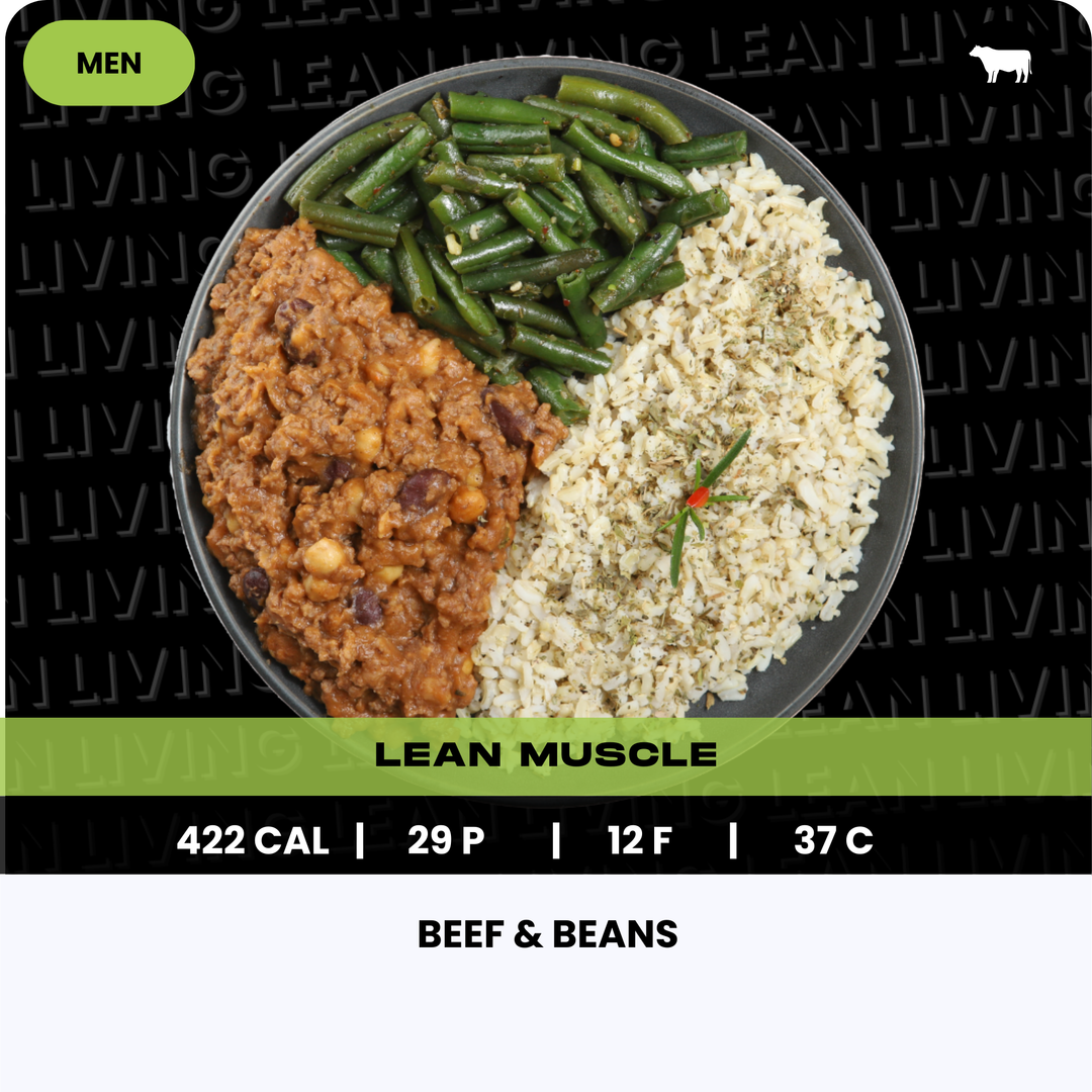 Men's Lean Muscle Pack - Lean Living | Easy Healthy Meals Delivered