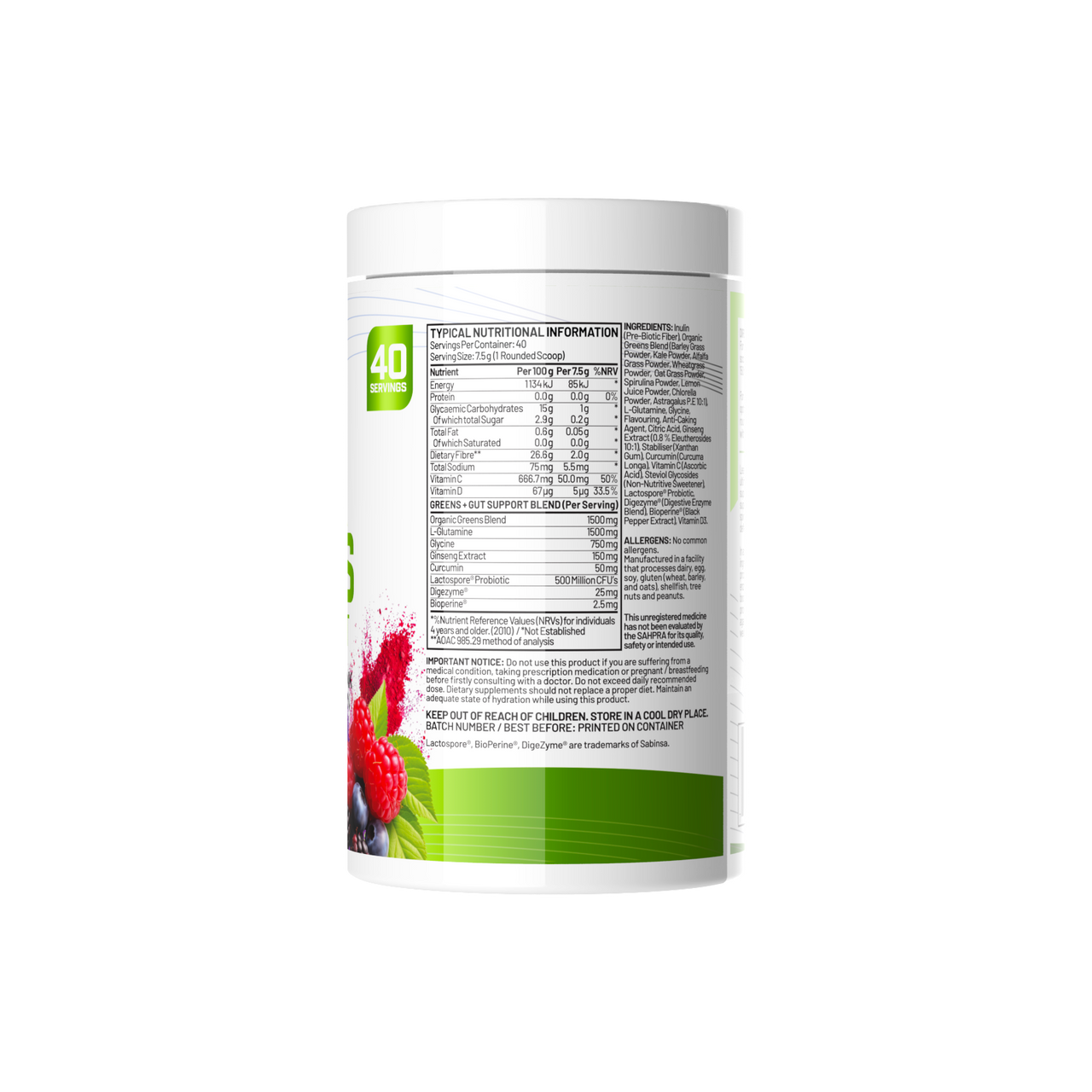 Super Greens + Gut Support – Lean Living