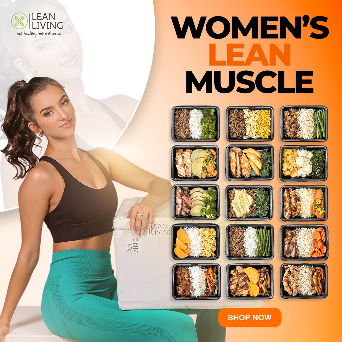Women's Lean Muscle - Lean Living | Easy Healthy Meals Delivered